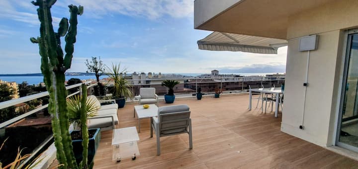 Penthouse Vue Mer Panoramique - Cannes