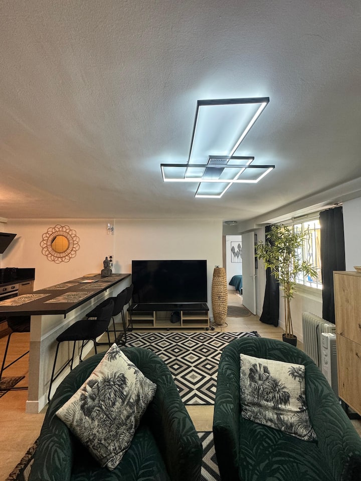 Appart 8 P
Garage Gratuit 1 Voit
3 Mn Plage à Pied - Cannes