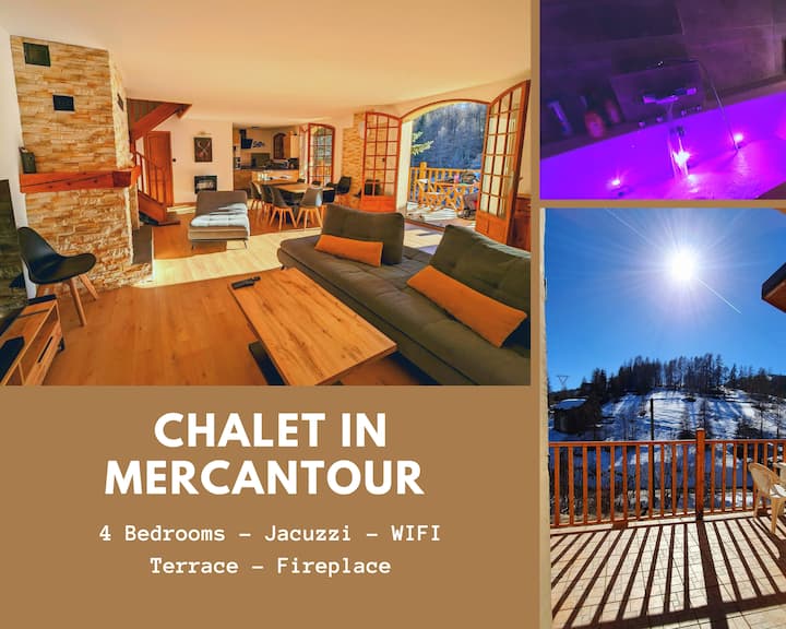 Magnifique Chalet Avec Jacuzzi - Roubion