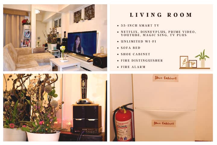 3 Br Qc Condo W/ Balcony, W/ Wifi, Fully-furnished - Quezon City