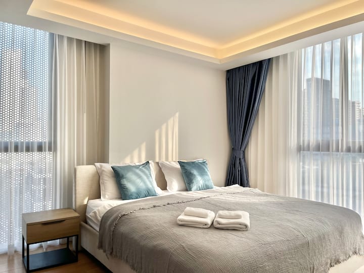 Perfect Location# Pool#gym@bts/mrt&2br#5ppl - Bangkok