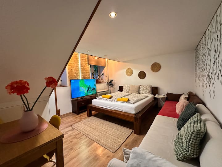 Stylish Natural Apartment With Sauna-heroes Square - Budapest