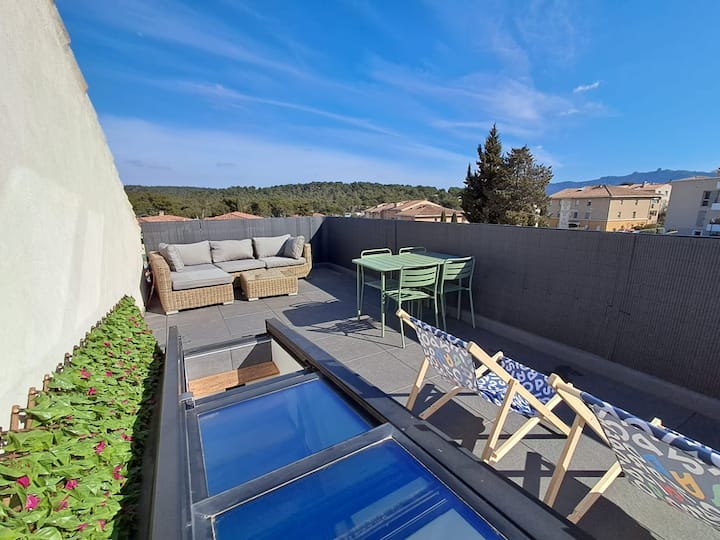 Agréable Duplex, Spa & Parking Entre Aix-marseille - Aix-en-Provence