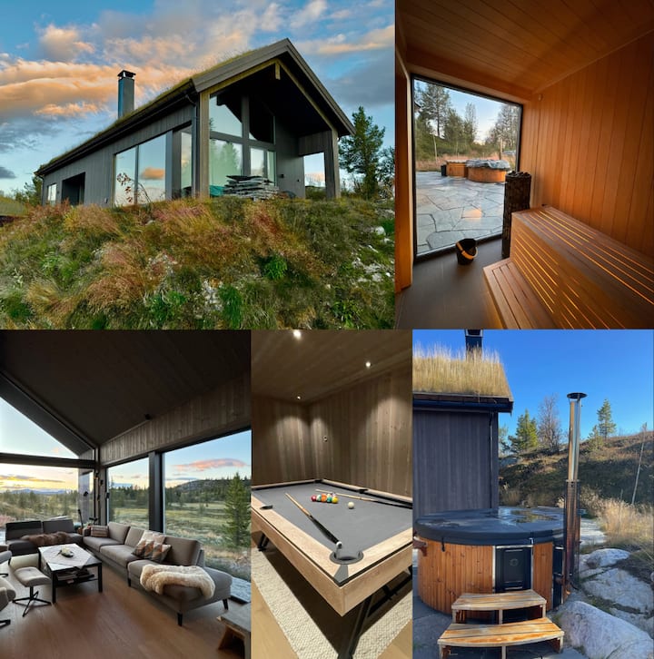 Cabin In Gol – Sauna, Hot Tub, Pool Table, Views - Norway