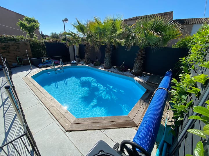 Belle Villa Moderne Piscine Privée 
Clim /6 Pers. - Aix-en-Provence