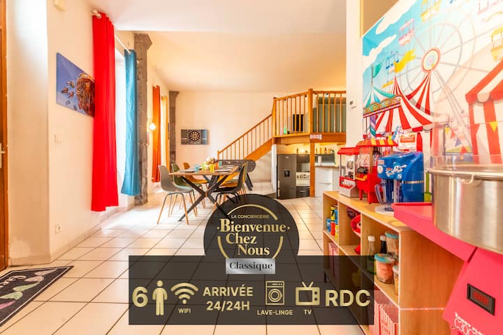 Appartement Spacieux"luna Park"centre Avec Parking - Clermont-Ferrand