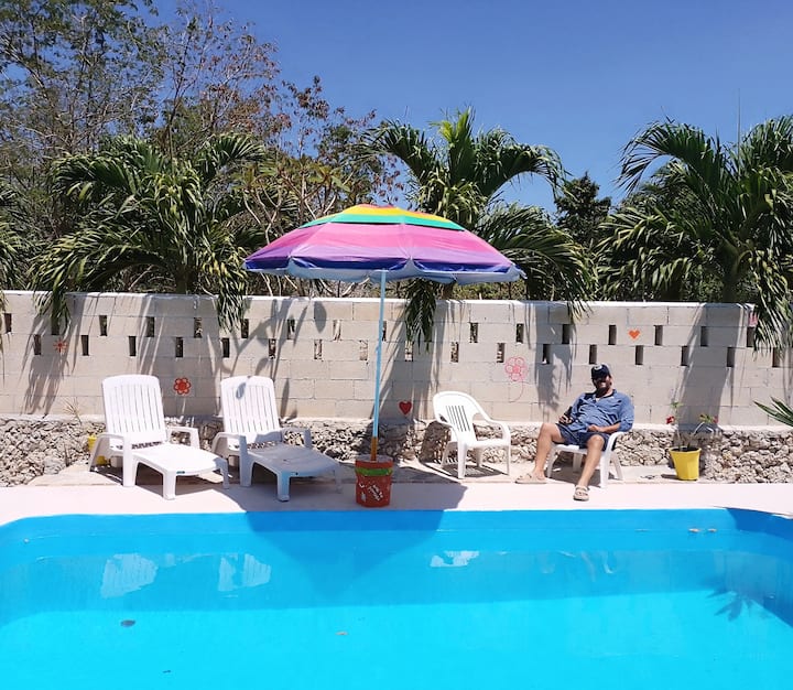 Casa De Campo Con Alberca Cerca De La Playa - Yucatán