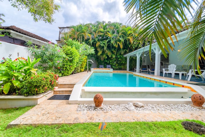 Villa 150m Plage/piscine-jacuzzi/centre-ville/wifi - Dominican Republic