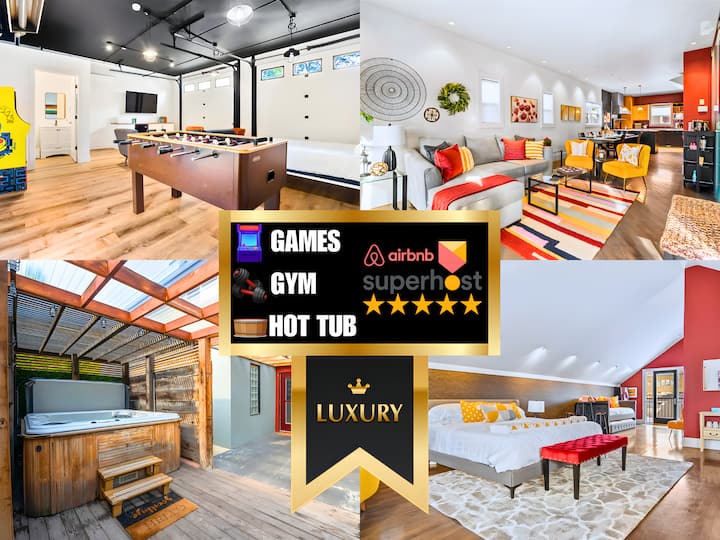 Unique Casa Vibes!  Hot Tub | Gym | Arcade Games - Calgary