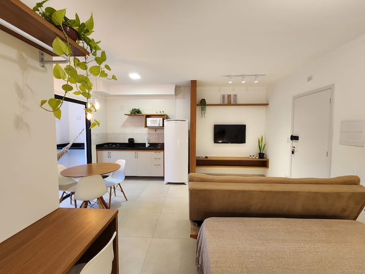 Studio 01 - Ubatuba | 400m Da Praia | Piscina E Ar - Ubatuba