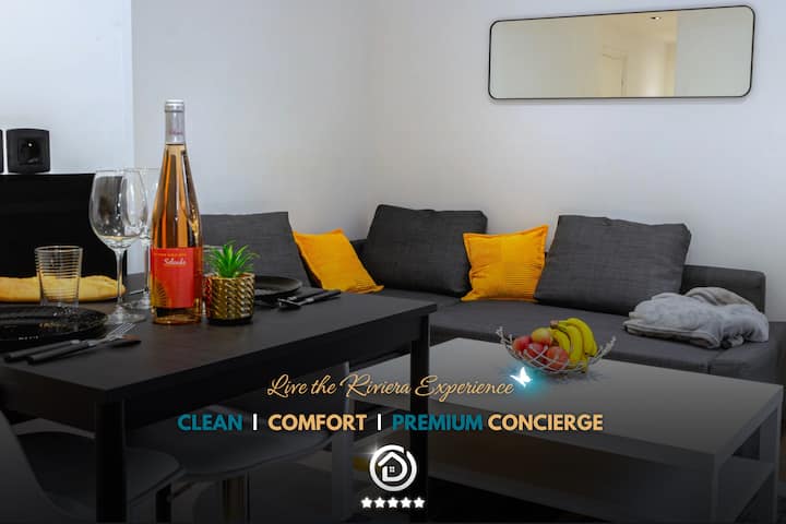 ÉChappée Belle à Nice : Studio Cosy Charme Moderne - Nizza