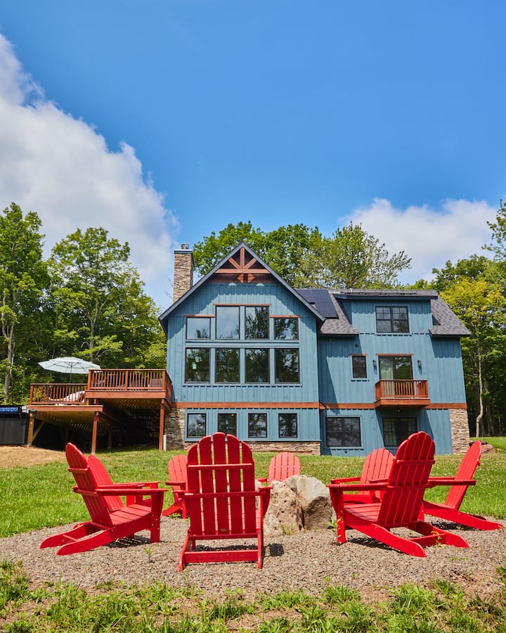 5 Min To Ski, Hot Tub, Seasonal Pool, Ev Charger - Windham, NY