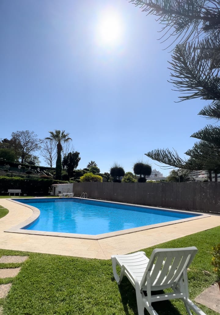 T1 C/ Piscina No Centro De Albufeira. 3 Camas+wifi - Albufeira