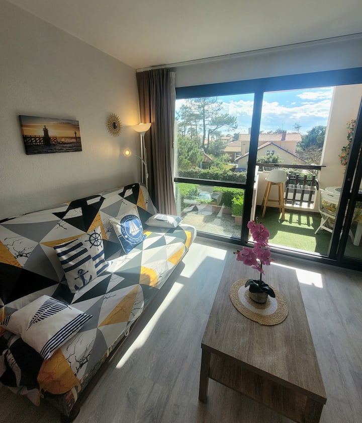 Studio 3/4 Personnes Proche Des Plages Avec Balcon - Soorts-Hossegor