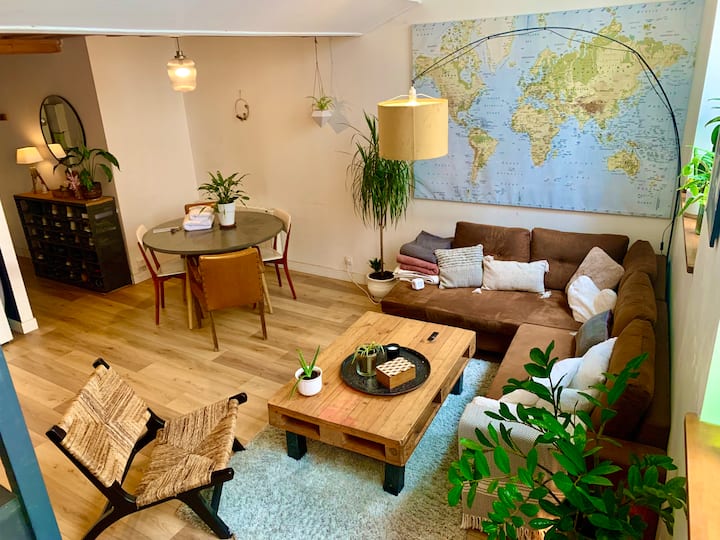 Duplex Climatisé à Charpennes - Lyon