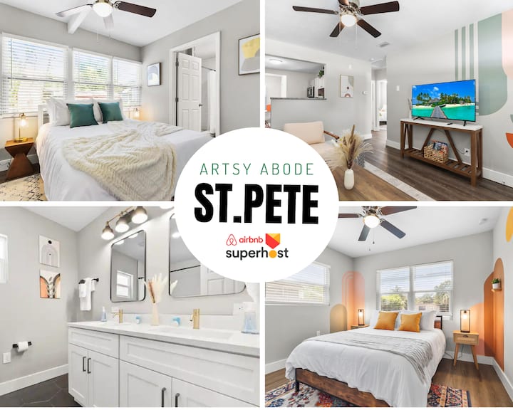 Artsy Abode ~ Mins To Downtown And Beaches - St. Petersburg, FL