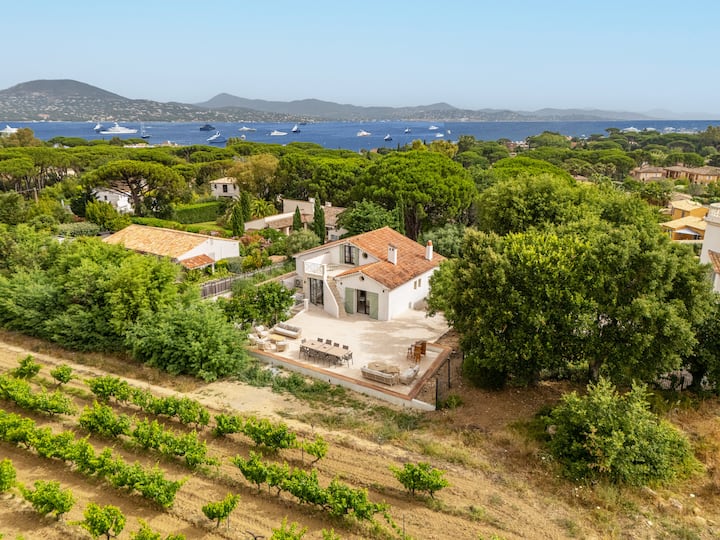 Maison St Tropez Au Cœur Des Vignes Toute Rénovée - Ramatuelle