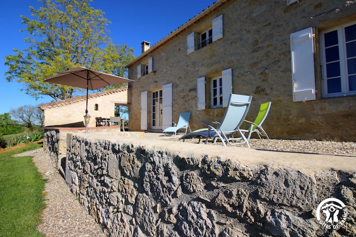 Maison Gasconne En Pierre - Gers
