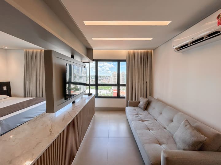 Loft Luxuoso, Confortável Ao Lado Do Shopping Cg. - Campo Grande