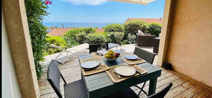 Appartement Magnifique Vue Mer, 600 M Des Plages - Les Issambres