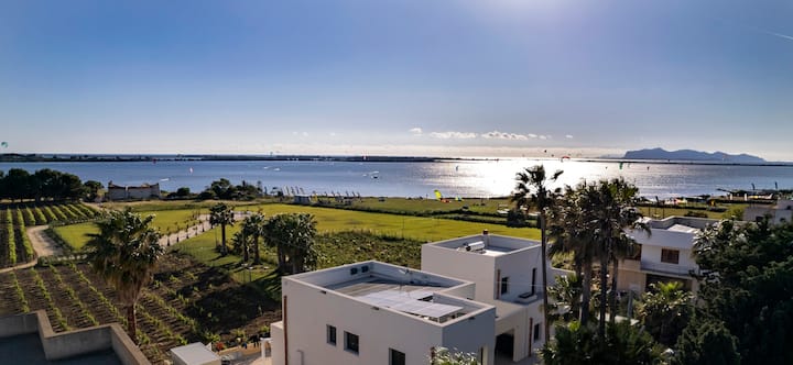 Casa A - Mit Pool - Lo Stagnone Kite Spot - Pkp - Marsala