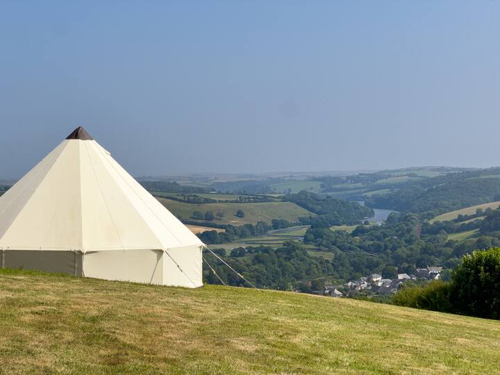 Luxury Bell Tent In The Cornish Countryside - Lostwithiel