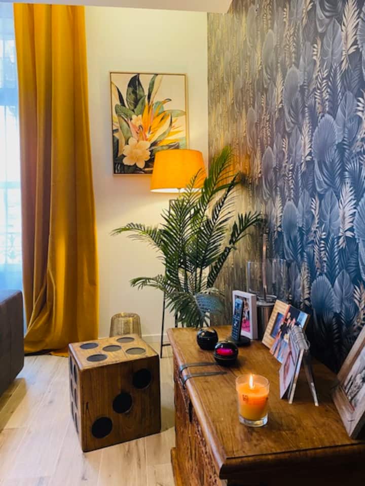 Coquet T2 Centre Ville Clim- Parking Privé Gratuit - Montpellier