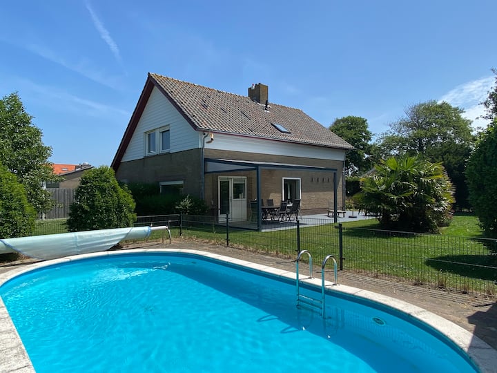 Cadsun, Detatached, Private Pool, Near The Beach - Cadzand