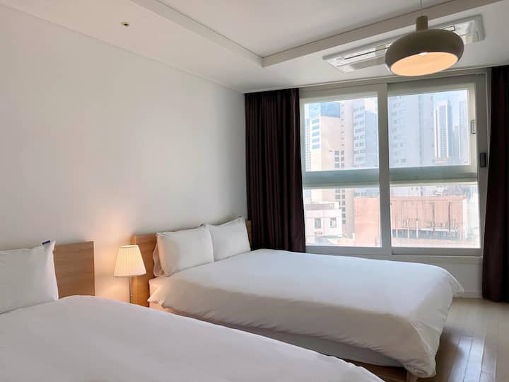 ｜W12｜#요트3만원할인권#클럽디오아시스35%할인#엘시티와해변1분#넷플릭스#청결#취사가능 - Pusan