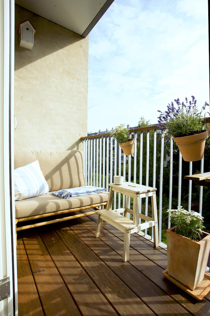 Central Charming Apartment With Balcony - Copenhague