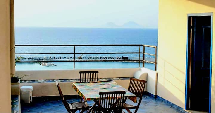 Apartment With Two Bedrooms And A Sea-view Terrace - Capo d'Orlando