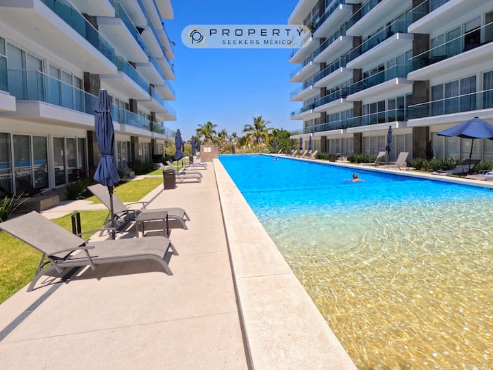 Private Pool/grill/4 People/gym/ Beach So Close - Nuevo Vallarta