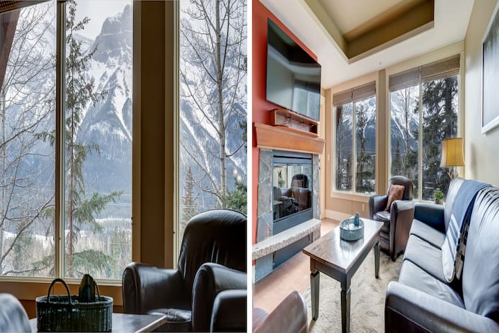 Epic Mountain Views | Pool & Hot Tub | Huge Patio - Canmore