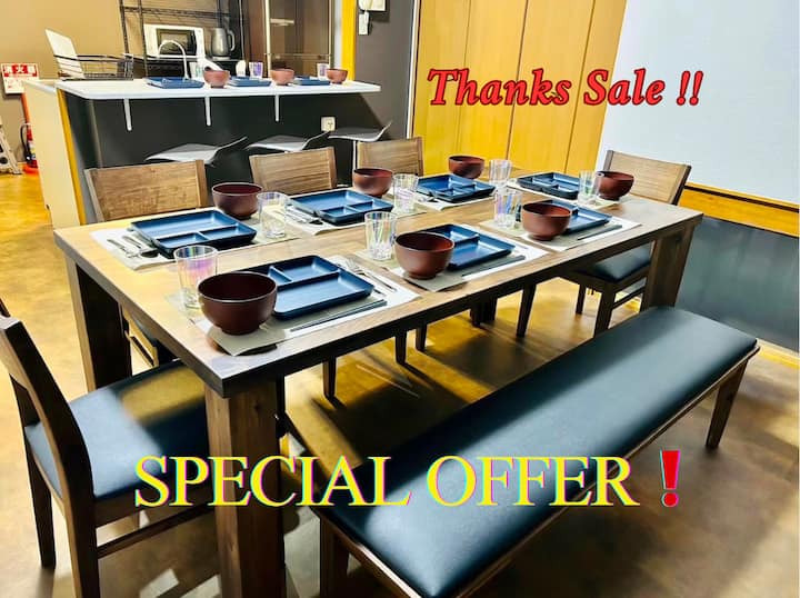 [148㎡ Entire House For Rent] Max 15！good Access！ - 大阪府