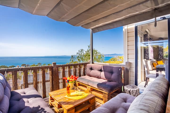 Mobil-home - Vue Mer Panoramique - Camping 4* - Agay