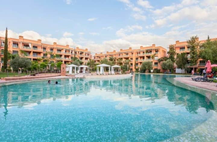 Appartement Cosy Avec Piscine & Déco Marocaine - Marrakesh