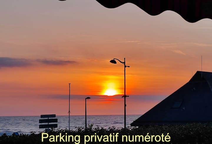 Jardin Vue Mer Et Parking Privé Numéroté - Villers-sur-Mer