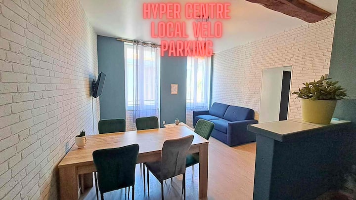 Gonelles - T3 - 2 Chambres - Parking Apt5 - Agen
