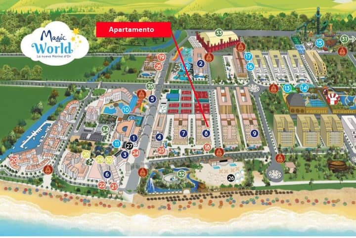 1ra Linea Playa Magic World Luxury Apartament Pet - Oropesa del Mar