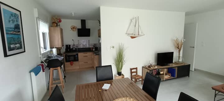 Fouesnant - Appartement T3 Rdc Proche Mer - Beg Meil