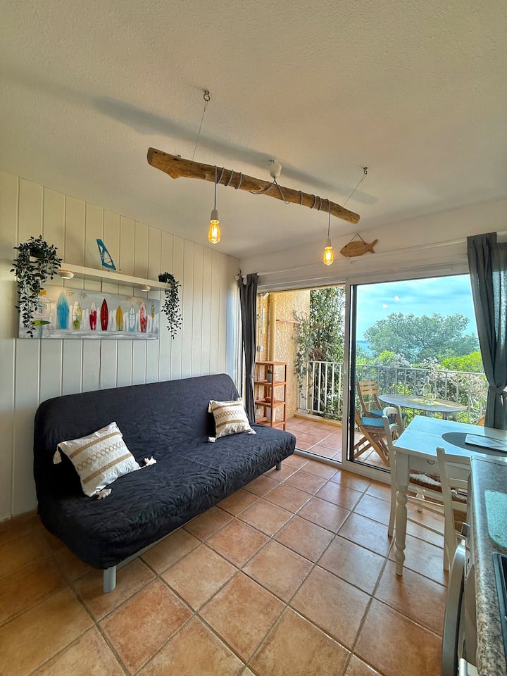 Hyères Appartement Vue Mer Almanarre 4 Personnes - Presqu'île de Giens