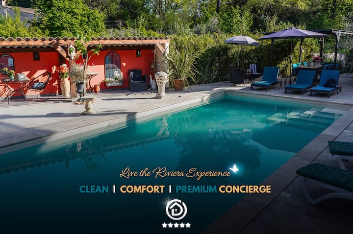 Votre Havre Paisible Avec Piscine à Saint-paul - Saint Paul de Vence