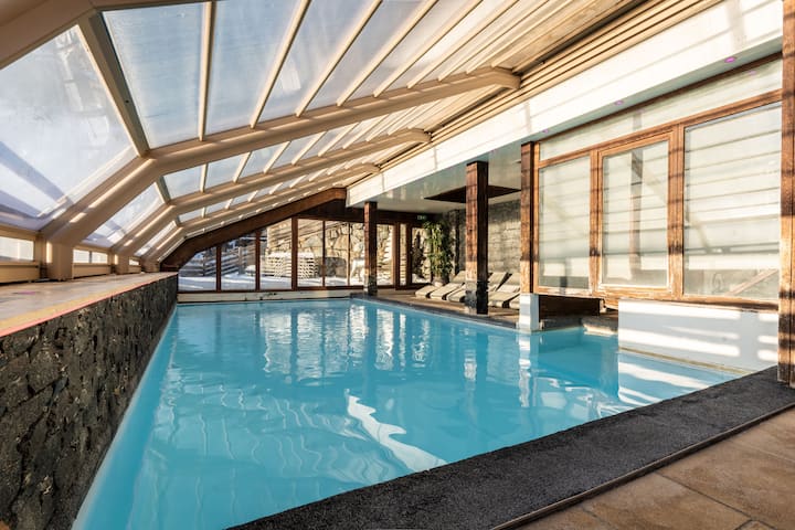 N°5 : Appart 4 Pers. Balcon Piscine Sauna Hammam - Champagny-en-Vanoise