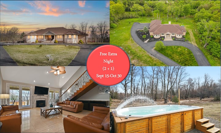 Secluded Paradise: Luxe Rental With Hot Tub - Mount Pocono, PA