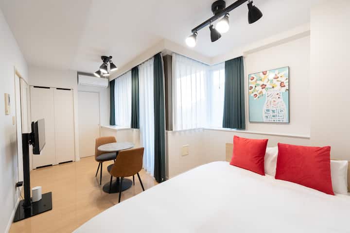 高輪台駅から徒歩5分/セキュリティ万全/家具家電完備/エレベーター付き/ルー高輪 E02 - Roppongi