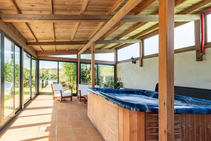 Coin Côtier Avec Cheminée Et Jacuzzi - Vigo