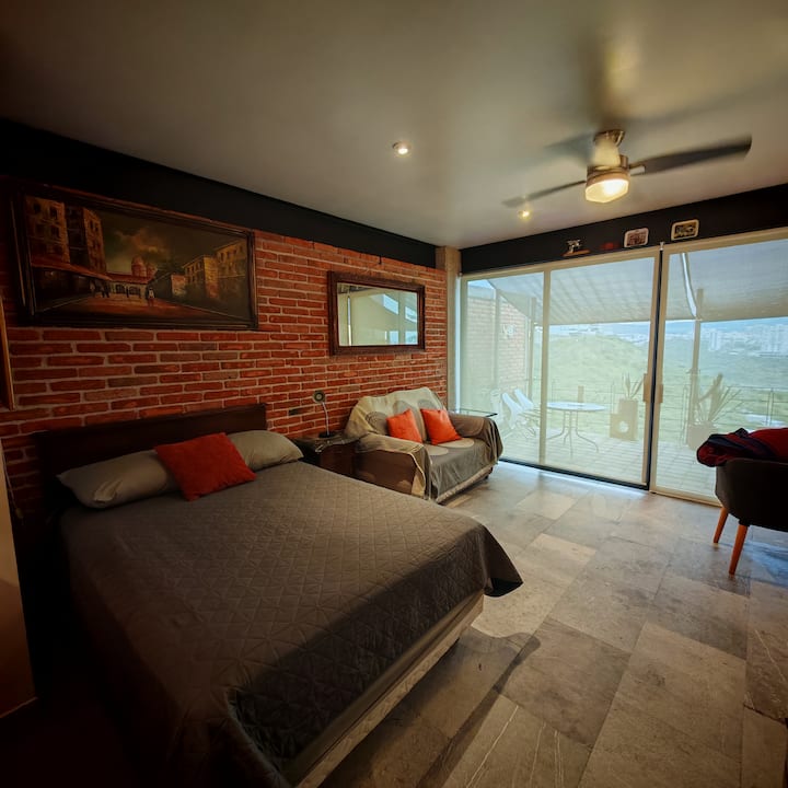 Loft Ideal Rest Or Work On Brickbox Near Downtown - Querétaro