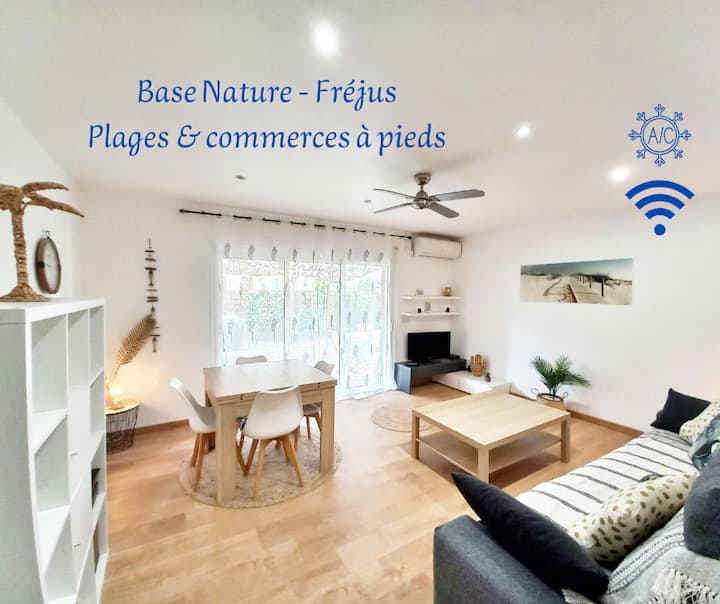 T3-base Nature-plages-clim-wifi - Fréjus