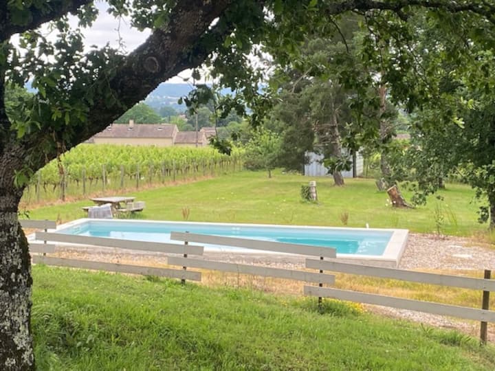 La Tour Du Péch, Entre Vignes Et Piscine - Bergerac