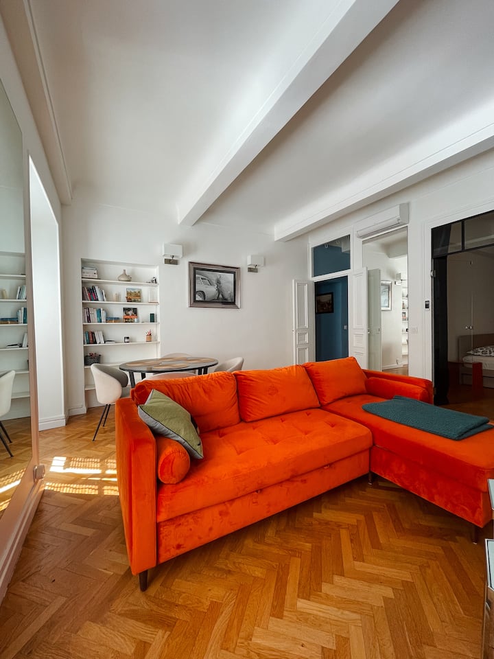 Appartement Climatisé à 1 Min De La Plage - Niza